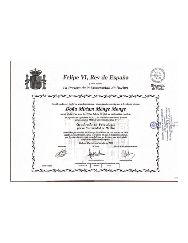 Miriam Monge Monge opiniones - Psicóloga - Doctoralia